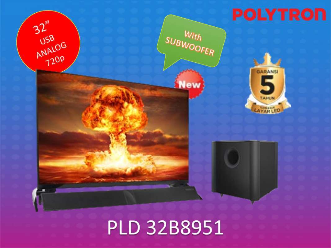 Jual LED TV POLYTRON PLD 32B8951 32 USB HD READY DIGITAL KHUSUS BANDUNG ...