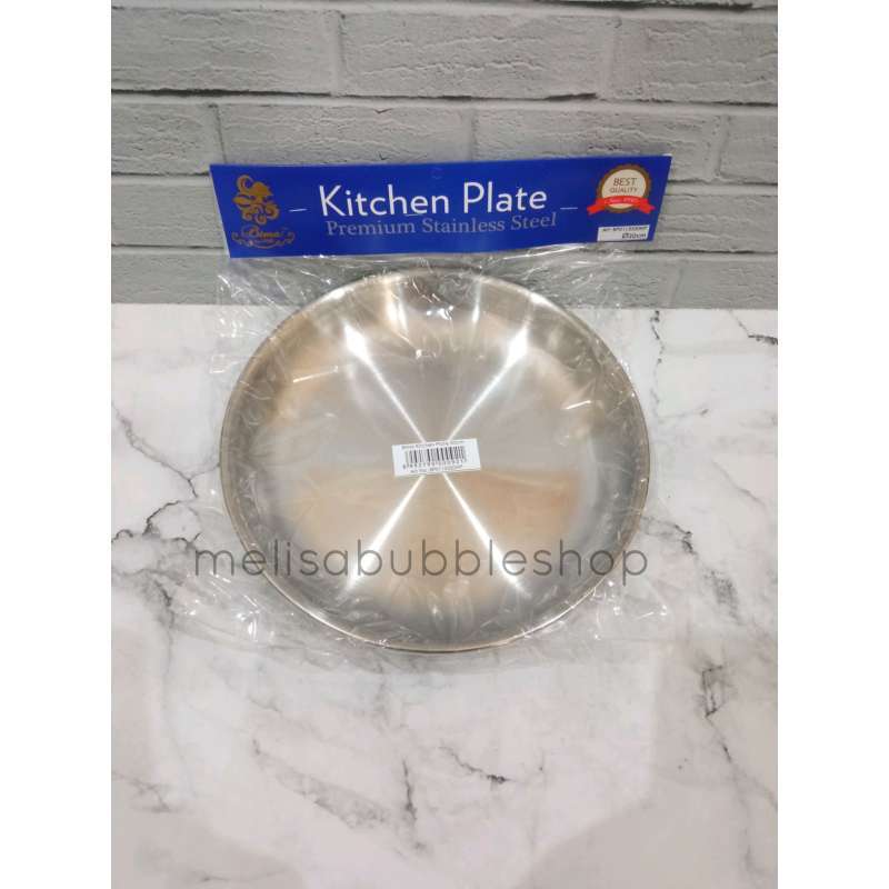 Jual BIMA KITCHEN PLATE STAINLESS 20 CM WADAH STAINLESS 20CM ...