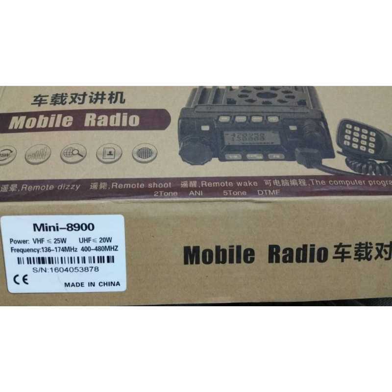 Jual Mini-8900 Mini Mobile Radio Rig Dualband Baru VHF UHF 25 W di ...