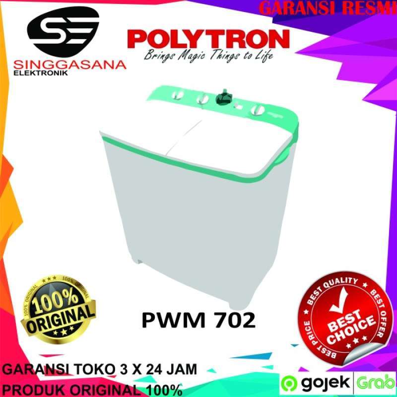 Jual MESIN CUCI POLYTRON PWM-702 / PWM702 / PWM 702 , 2 Tabung di ...