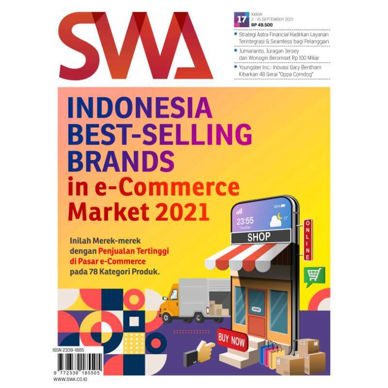 Jual majalah swa edisi 17/2021 indonesia best seller brand in ecommerce market 2021 di Seller ...