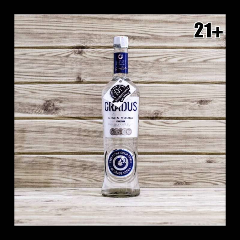 Promo Gradus Grain Vodka 700ml - Indoalkohol Original 100% Diskon 25% ...