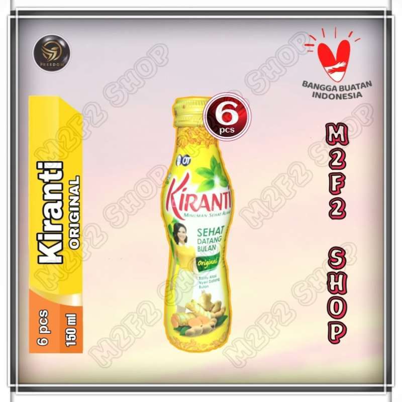 Promo Kiranti Minuman Sehat Datang Bulan Original - 150 ml (Kemasan 6 ...