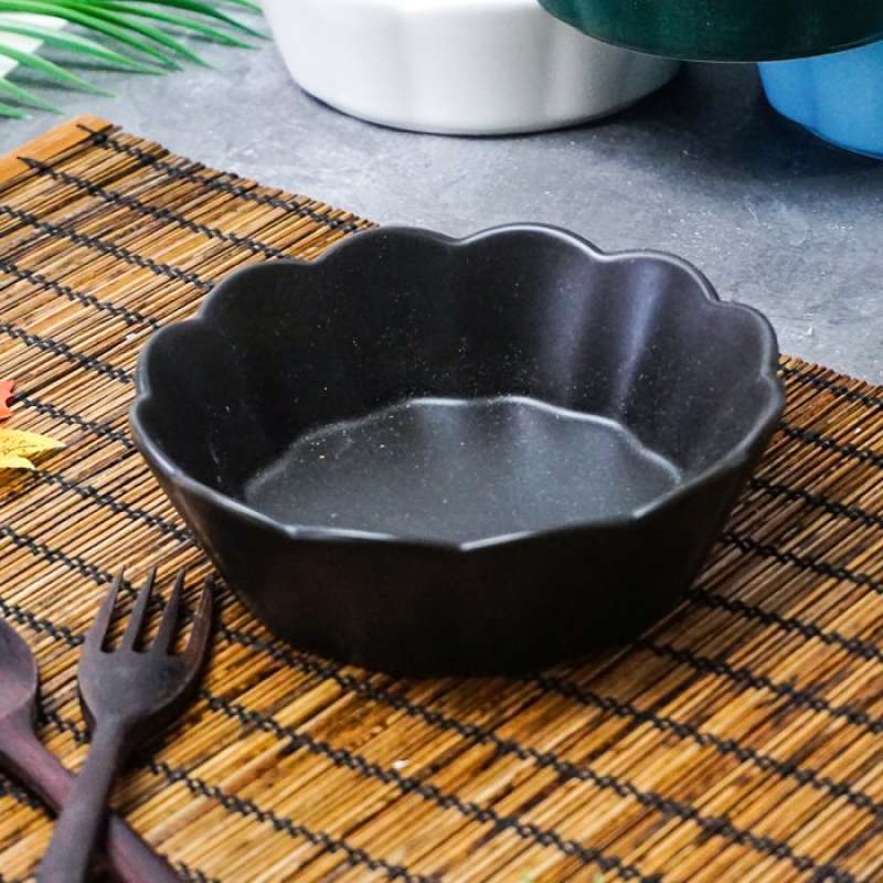 Promo Bowl Wadah Saji Makanan Piring Mangkok Keramik Color Tempat Makan ...