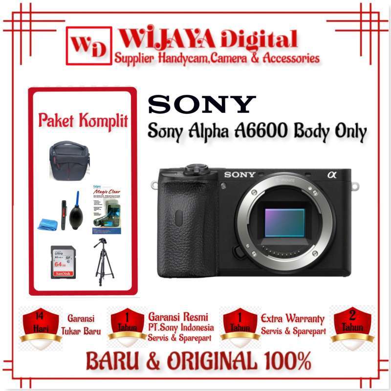 Jual Sony A6600 Body Only Original Murah - Harga Diskon Juni 2024 | Blibli