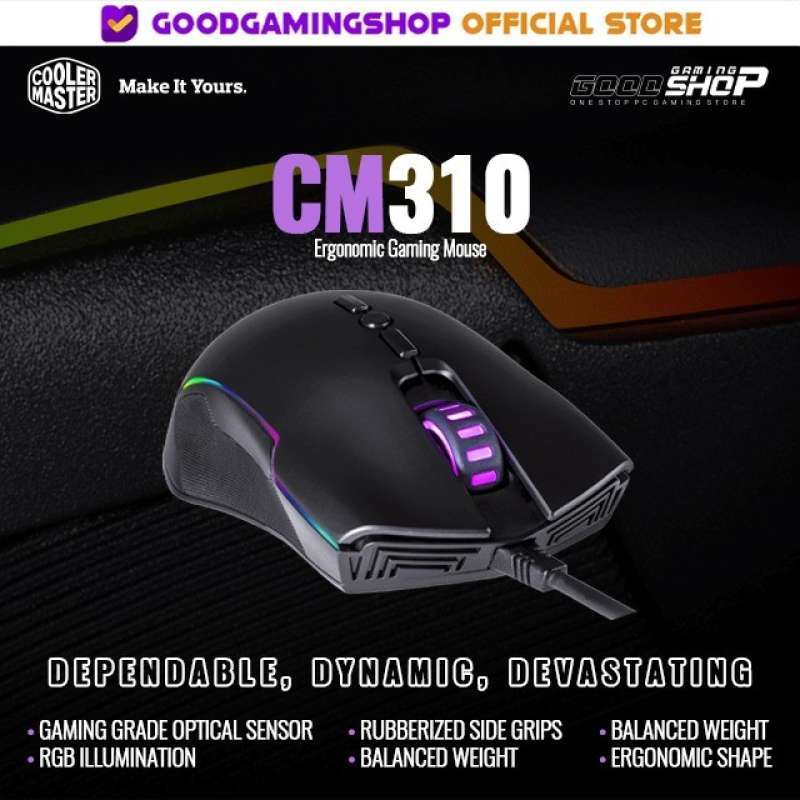 Jual Cooler Master Mouse CM310 - Gaming Mouse di Seller GOOD GAMING ...