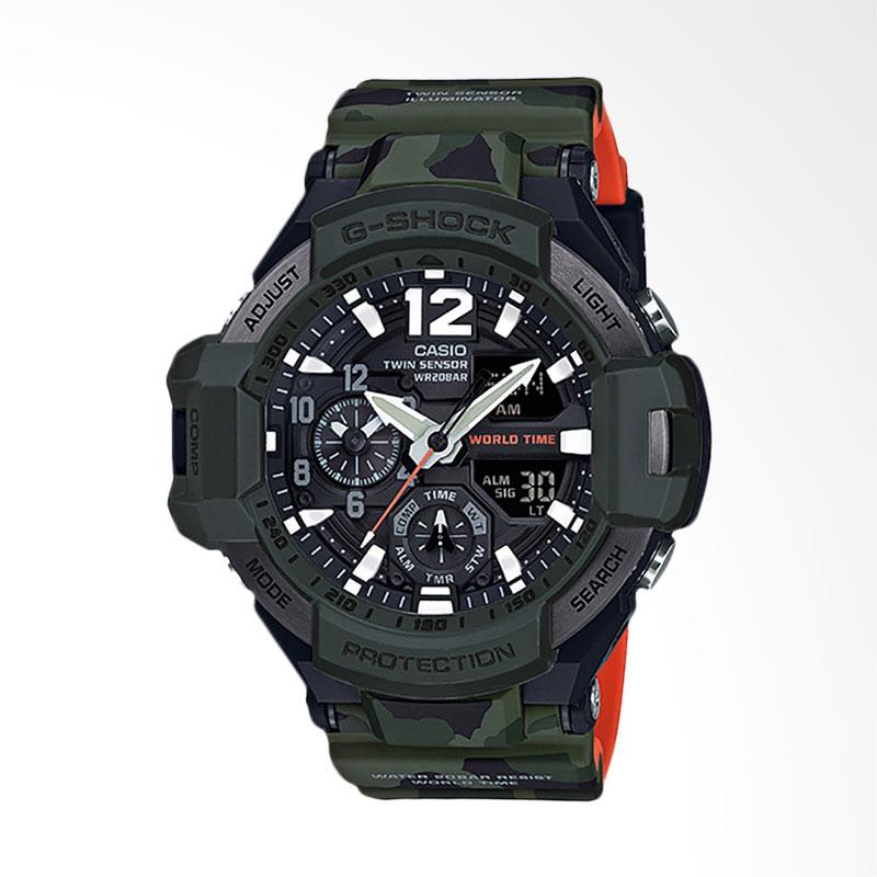 Promo Casio Gravitymaster Dial Camouflage Color Resin Band Jam Tangan ...