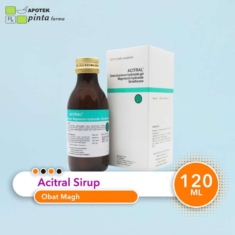 Jual Acitral Sirup 120 ml Obat Sakit Maag di Seller Apotek Pinta Farma ...