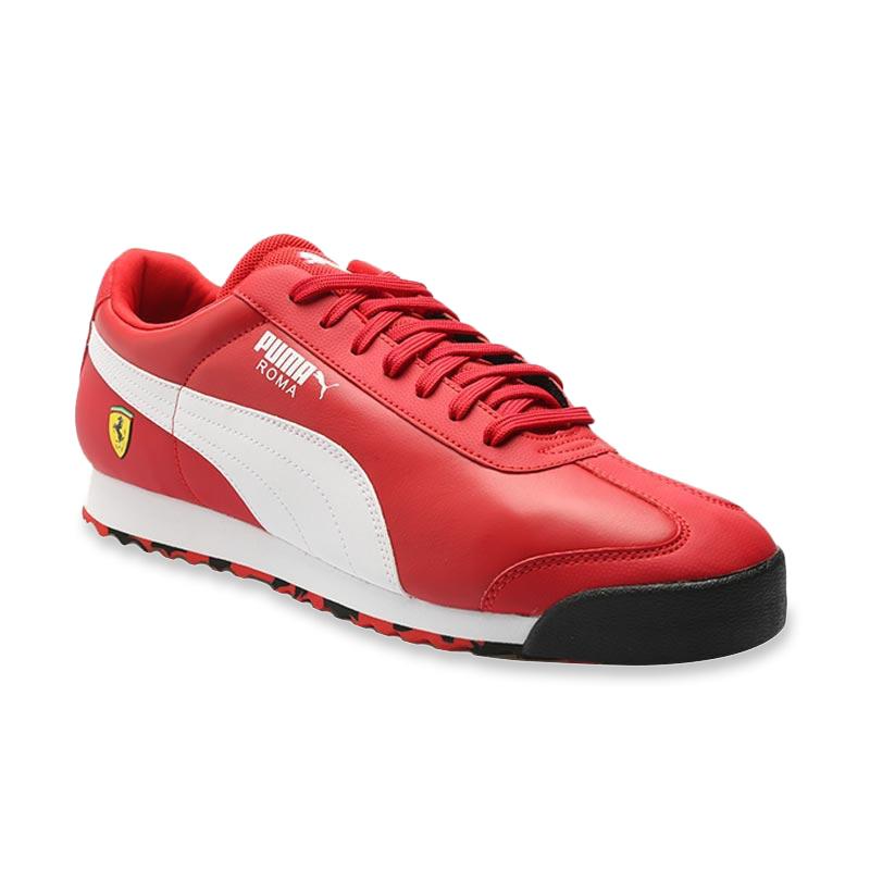 Jual Puma Men Scuderia Ferrari Roma Sneakers - Red White [306083 01 ...