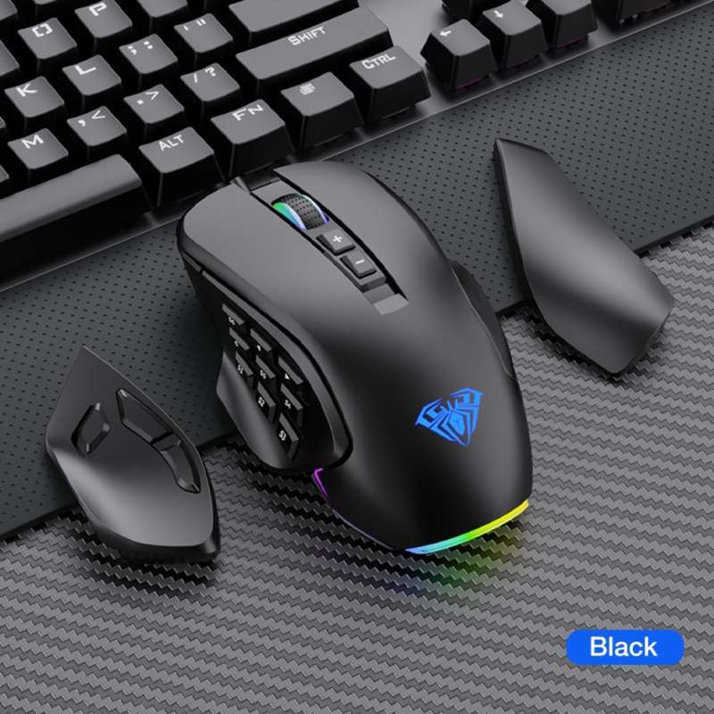 Jual Mouse Gaming Slide Button AULA H-510 Magnetic - RGB 2 Sets ...