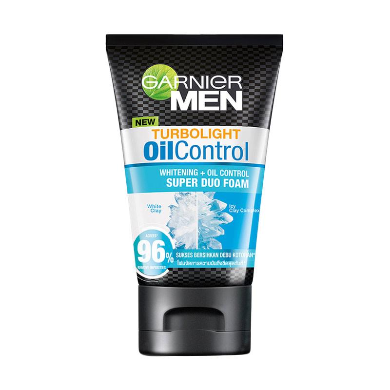 Promo Garnier Men Oil Control Whitening Super Duo Foam [100 G] Diskon ...
