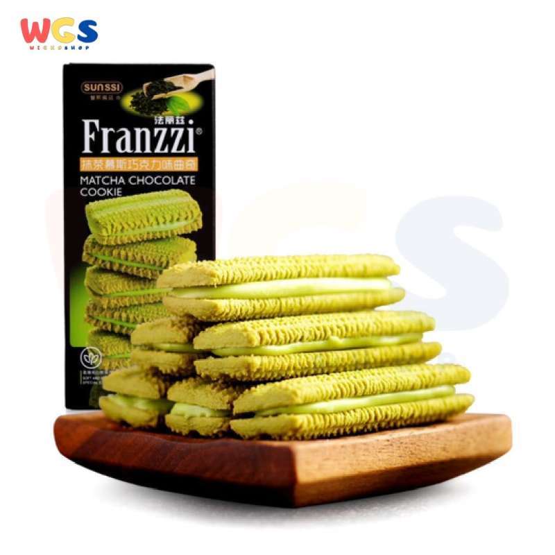 Jual Biskuit Sunssi Franzzi Matcha Mousse Chocolate Cookie Soft Smooth ...