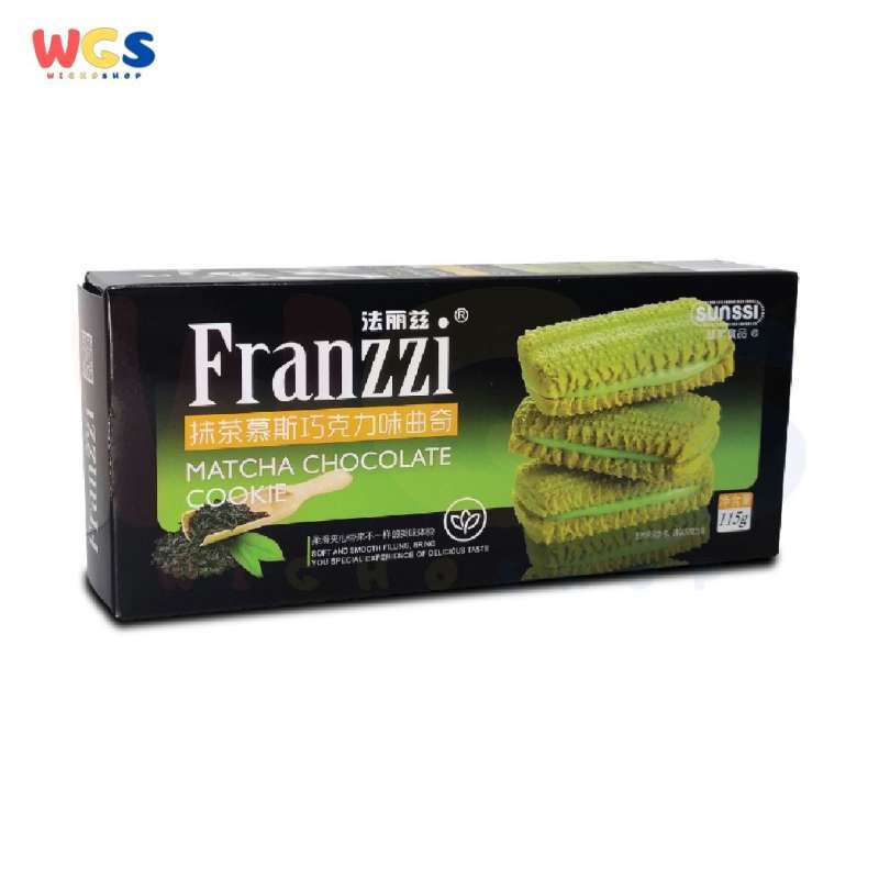Jual Biskuit Sunssi Franzzi Matcha Mousse Chocolate Cookie Soft Smooth ...