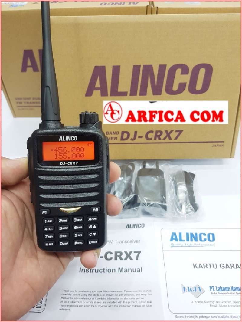 Jual Freeong Ht Alinco Dj-crx7 Dualband - Ht Alinco Dj Crx 7 Vhf / Uhf Original Di Seller Cv ...