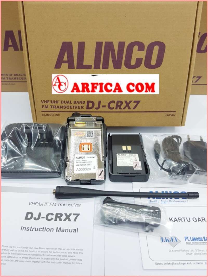 Jual Freeong Ht Alinco Dj-crx7 Dualband - Ht Alinco Dj Crx 7 Vhf / Uhf Original Di Seller Cv ...