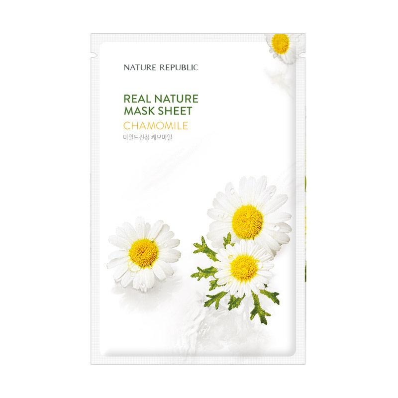Jual Nature Republic Real Nature Mask Sheet Chamomile Masker Wajah di ...
