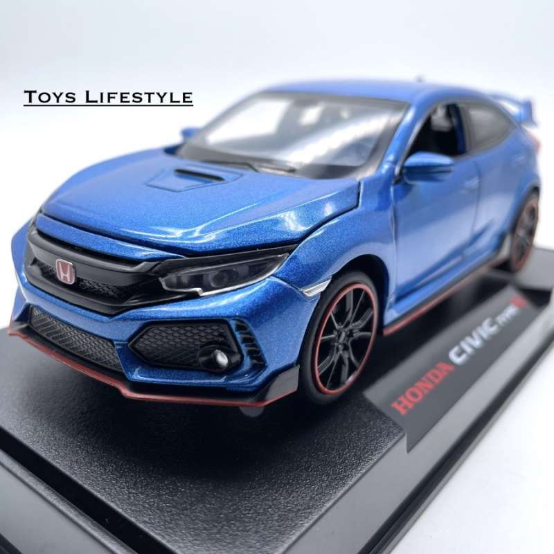 Jual Mobil MiniAuto Diecast - Honda Civic Type R Skala 1:32 - Biru di ...