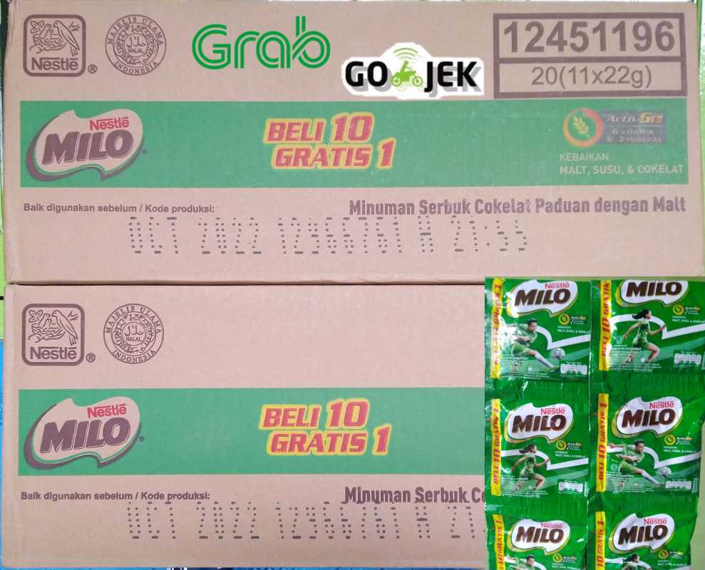 Jual Nestle Milo 22gr 1 Karton 20 Renceng Di Seller Gvirshop - Kedaung ...