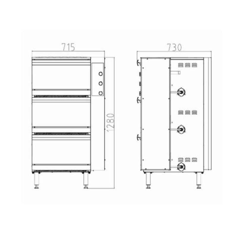 Jual Praim Gas 3 Deck Rice Cooker Rice Cooker 3 Tingkat Di Seller Gema ...