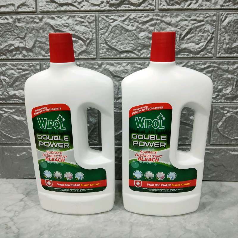 Jual Wipol Double Power Surface Disinfektan Bleach Botol 900 Ml Twin ...