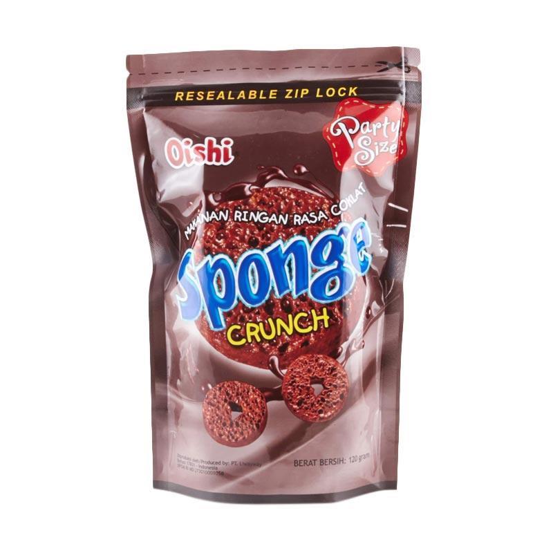 Jual Oishi Sponge Crunch Chocolate [120 g] di Seller cemilan4u ...