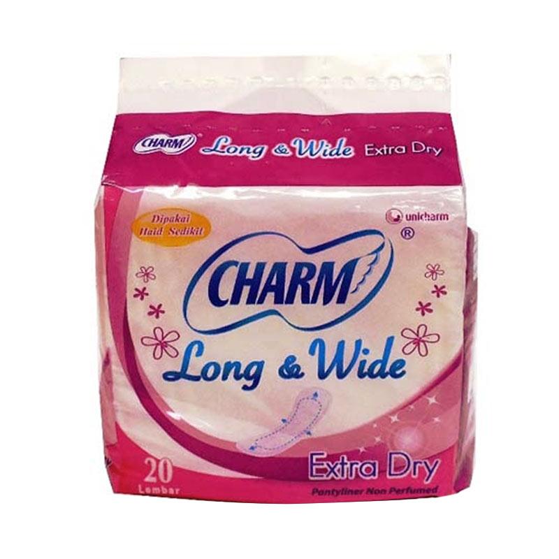 Jual Charm Long & Wide Extra Dry Pambalut Wanita [20 Sheets/ Non ...