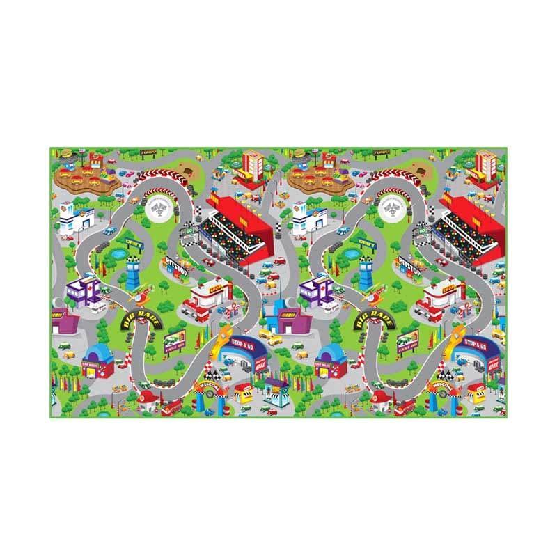 Jual Evamat Race Track City Map Playmat [200 x 120 cm] di Seller DND ...