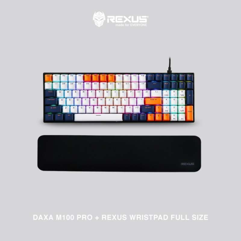 Jual Rexus Daxa M100 Compact Full Size Mechanical - Gaming Keyboard ...