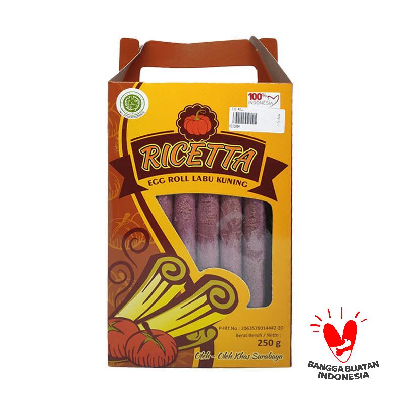 Jual Surabaya Square Ricetta Eggroll Labu Kuning Rasa Telo Ungu Makanan ...