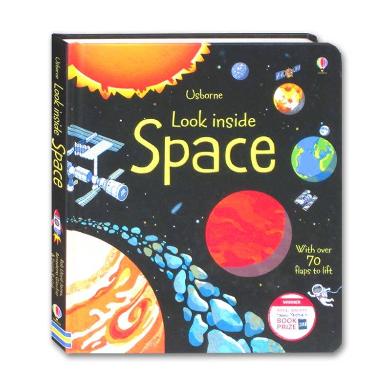 Jual Usborne Books Look Inside Space With Over 70 Flaps to Lift Buku ...