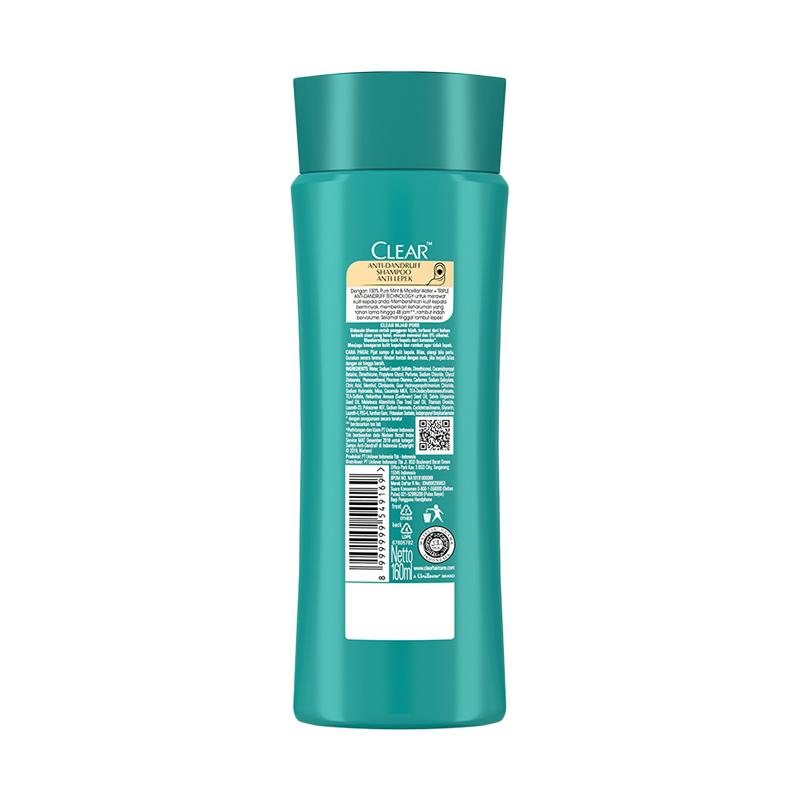 Jual Clear Hijab Pure Anti-ketombe & Anti-lepek Shampoo - Membunuh ...