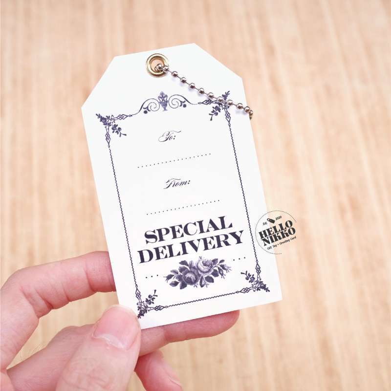 Jual Delivery Frame Gift Hang Tag Kartu Ucapan Di Seller Hellonikko ...