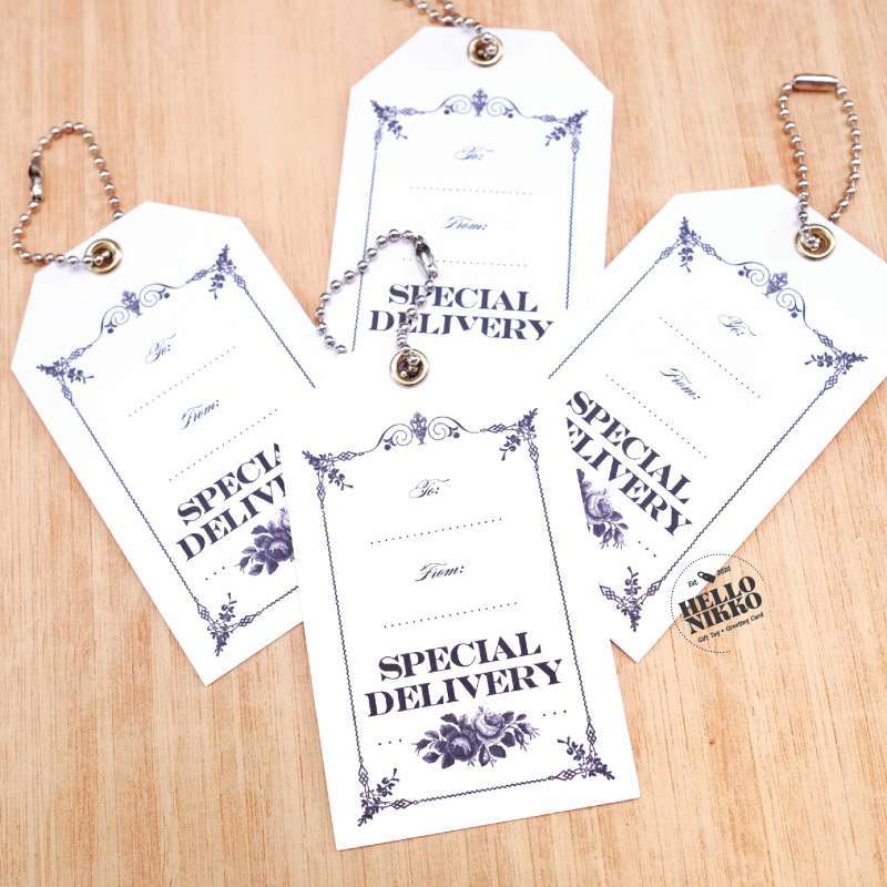 Jual Delivery Frame Gift Hang Tag Kartu Ucapan Di Seller Hellonikko ...