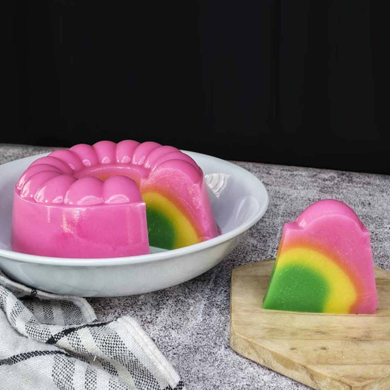 Jual Majestyk Puding Rainbow - Margonda Di Seller Majestyk Bakery ...