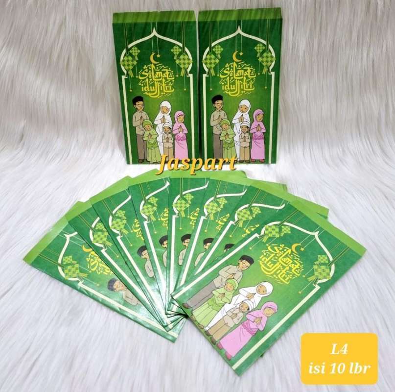 Jual Amplop / Angpao Lebaran Hari Raya Idul Fitri Panjang Isi 10 Lembar ...