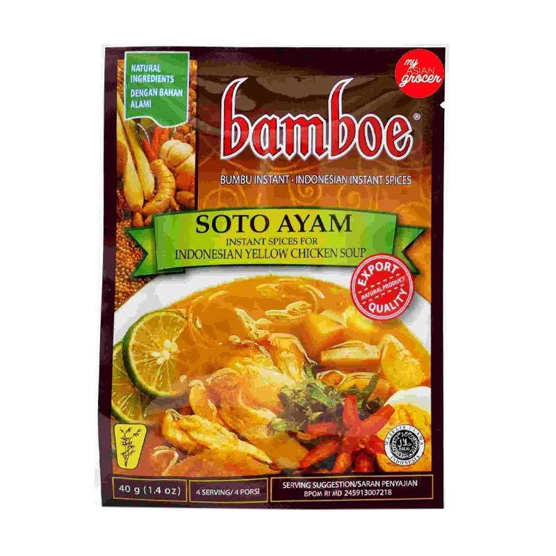 Jual Bamboe Soto Ayam Bumbu Instant [40 g] di Seller Beuki Grosir ...