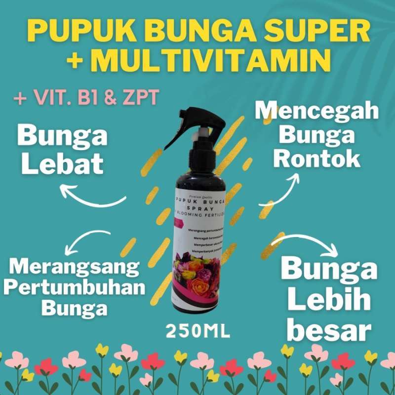 Jual Pupuk khusus Bunga Super By Blooming Fertilizer 250ml di Seller ...