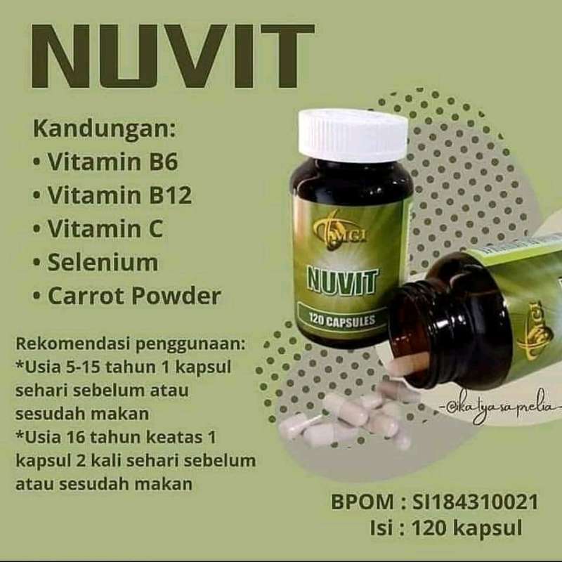 Promo Nuvit -Suplemen booster Imun Diskon 8% di Seller Sehat Cantik ...