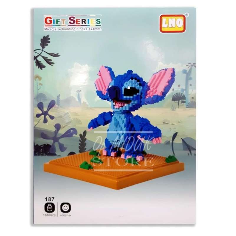 Jual Lego Nanoblock Stitch Lno Ukuran Besar Educational Toys Diy Di ...
