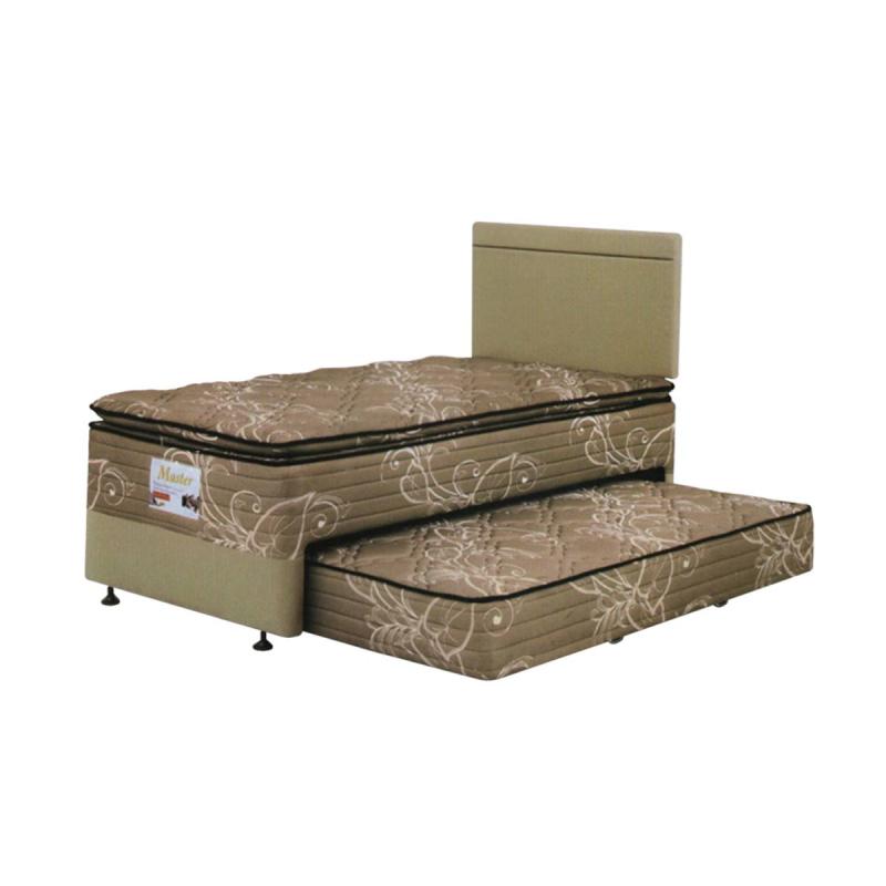 Jual Musterring 2 In 1 Master Pillow Top Kasur Springbed [Full Set ...