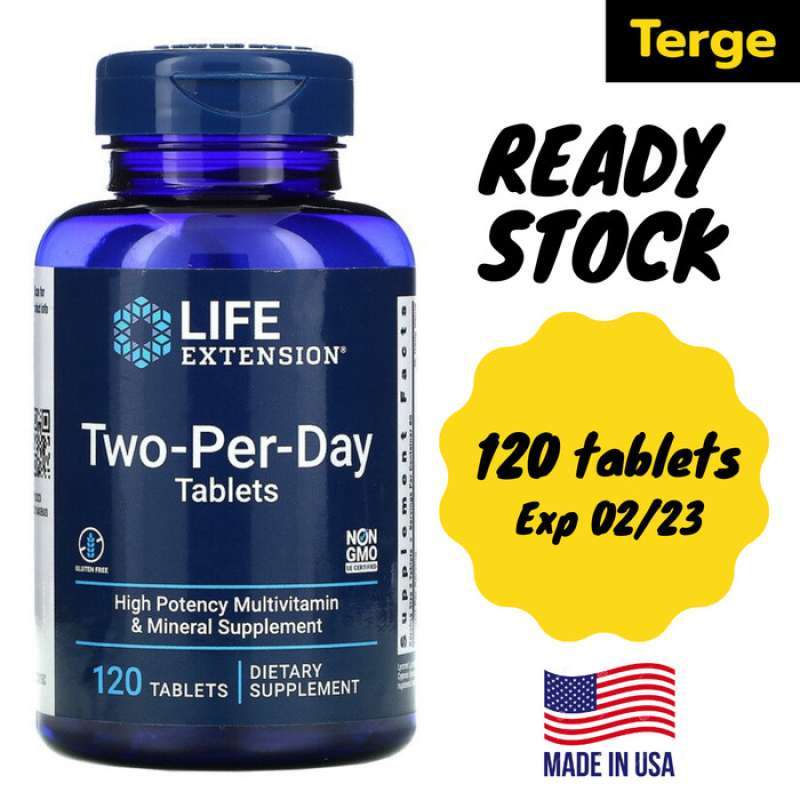Jual Life Extension One Two Per Day Multivitamin 60 120 capsules ...