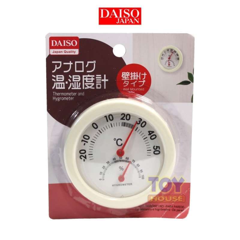 Promo Daiso Thermometer & Hygrometer Bulat Diskon 36% di Seller Laylaa ...