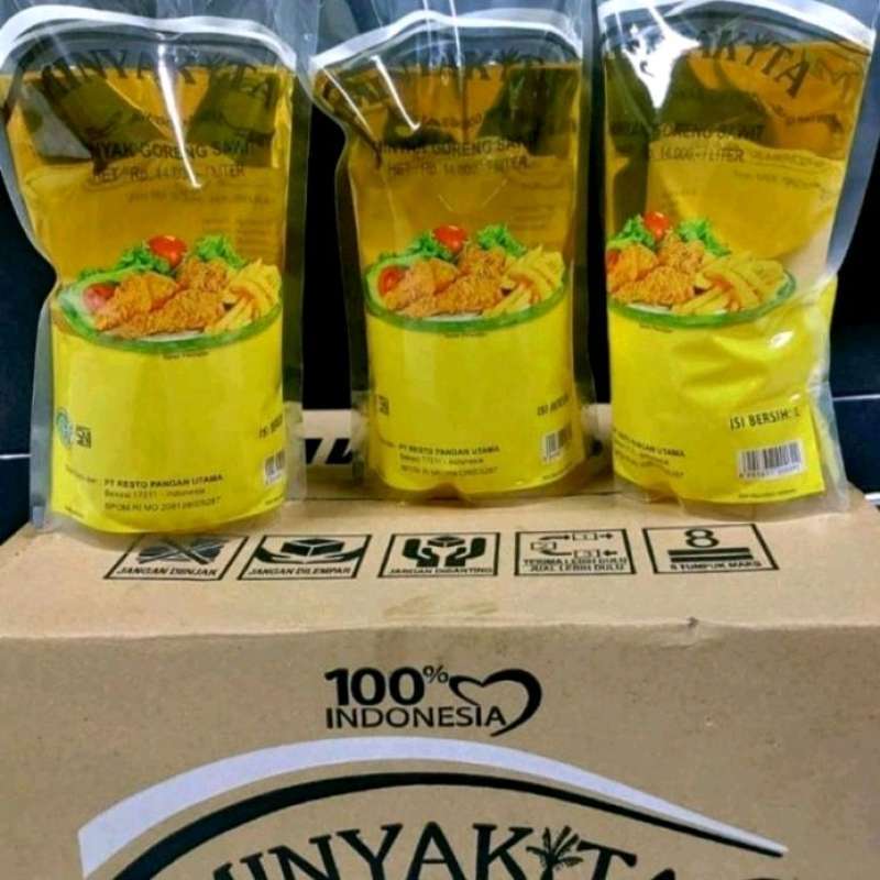 Jual Minyak Goreng 1L Minyak kita 1dus isi 12liter di Seller Almira ...