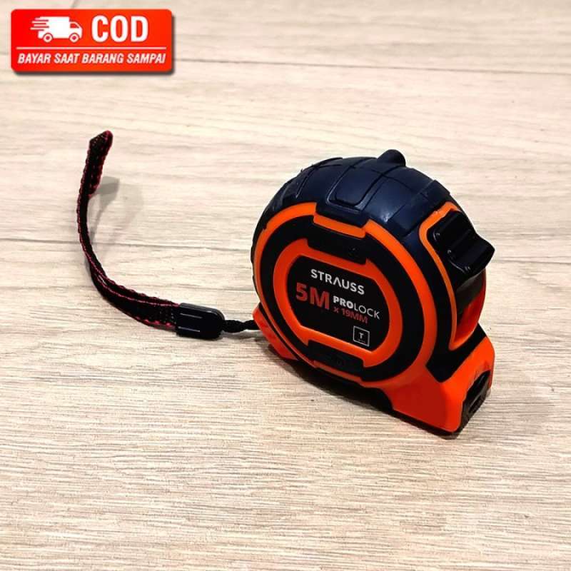Jual METERAN 5 METER PEGANGAN KARET / METERAN TUKANG BANGUNAN ROLL 5 ...