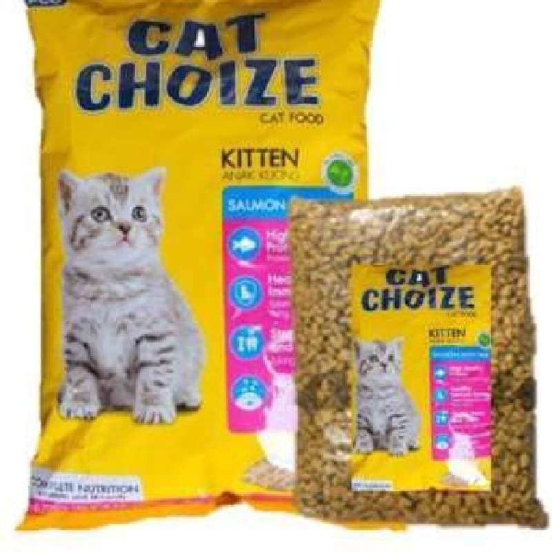 Jual Makanan Kucing Cat Choize Kitten Rasa Salmon with Milk Kemasan ...
