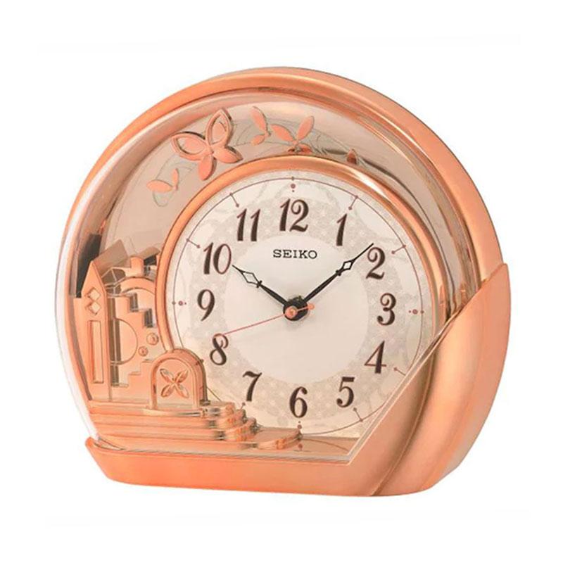 Promo SEIKO QXN-232 Rotating Pendulum Desk Clock jam Meja [Original ...