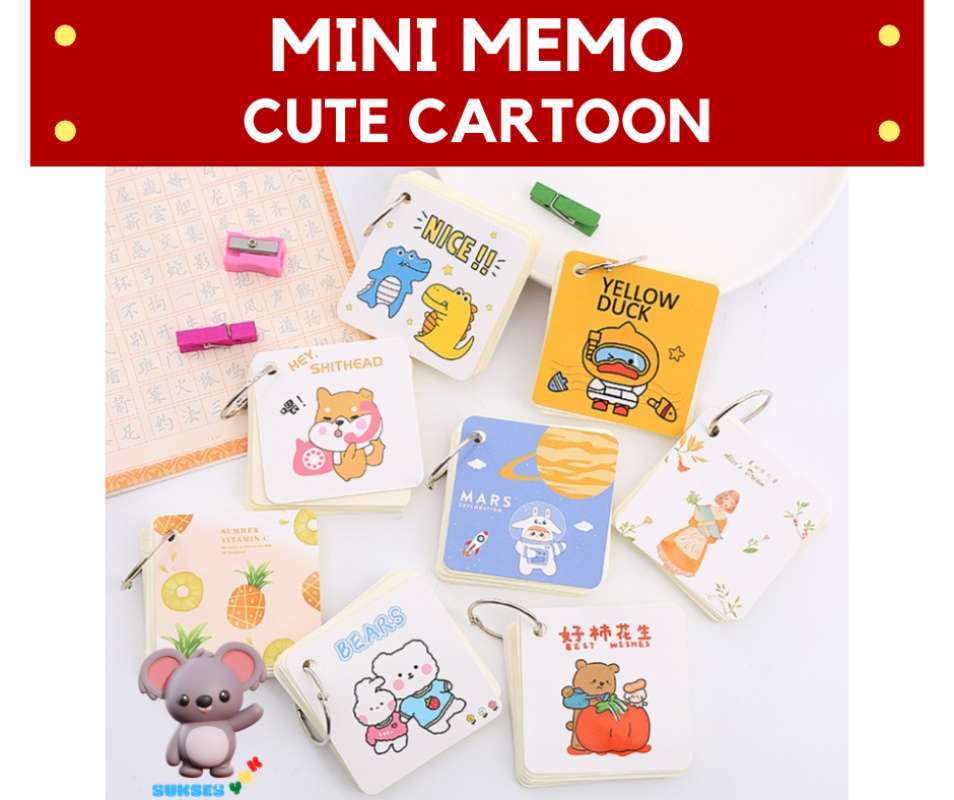 Jual Buku Memo Kecil / Mini Memo + Gantungan CUTE CARTOON - Fruits di ...