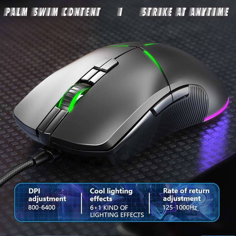 Promo Mouse Gaming Slanted Eyes Aula F820 Black/white - 6400dpi - 6gear ...