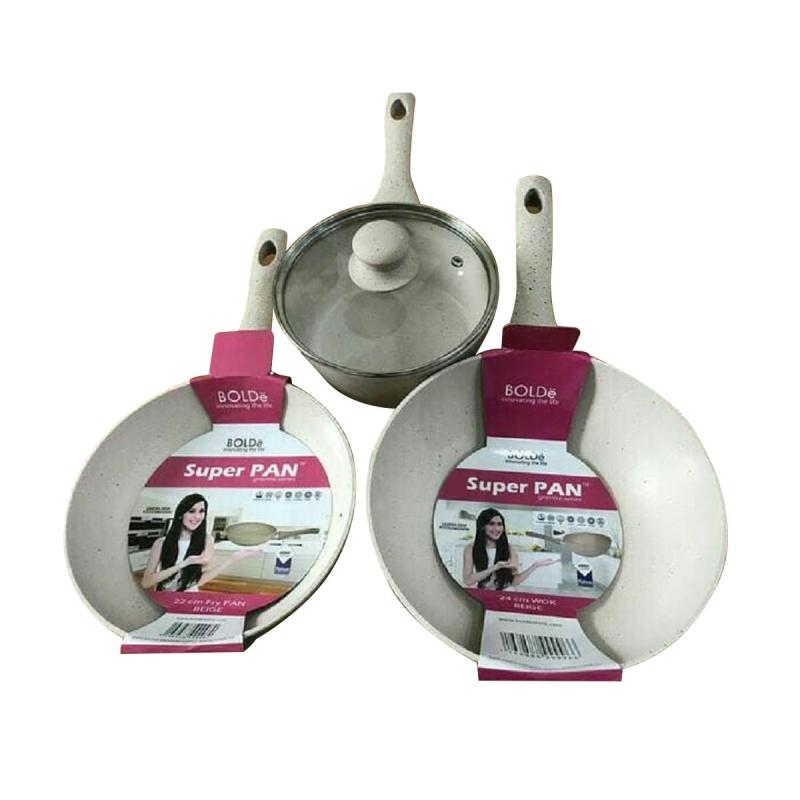 Jual Bolde Super Pan Granite Ceramic Cookware Set di Seller Global Visi ...