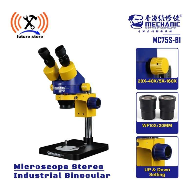 Promo Mechanic Mc75S-B1 Microscope Stereo Original Diskon 17% di Seller ...